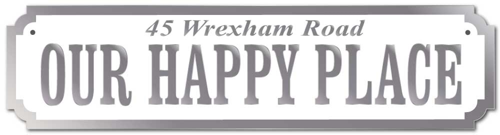 JAF Graphics. Personalised Family Name plaque, Vintage Custom Road Sign ...