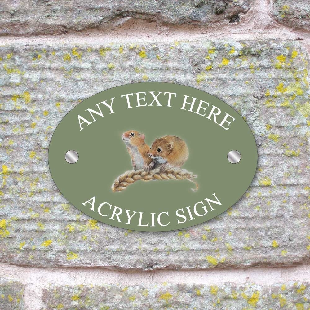 JAF Graphics. Mouse House Sign Plaque