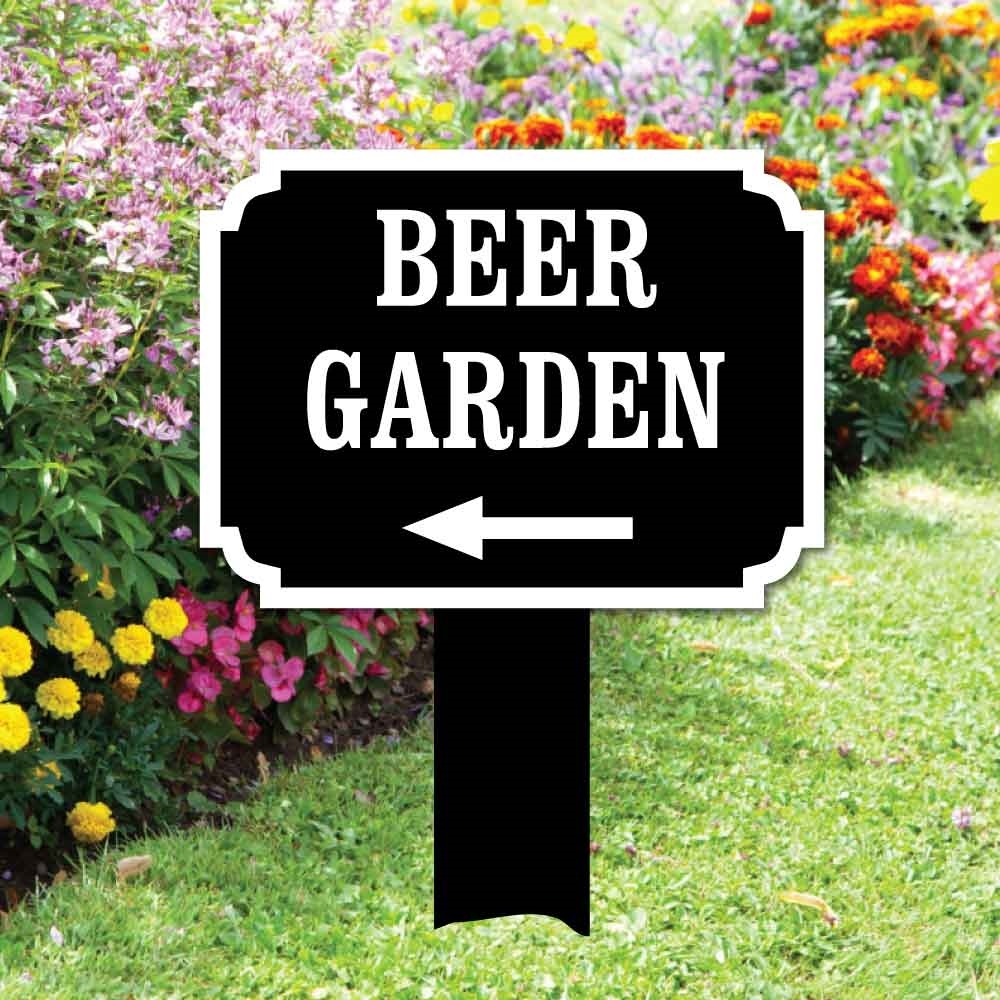 JAF Graphics. Personalised sign on spike