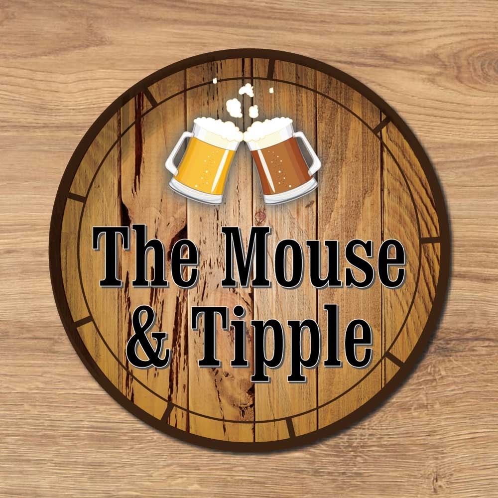 JAF Graphics. Beer barrel Beer Mats - set of 4