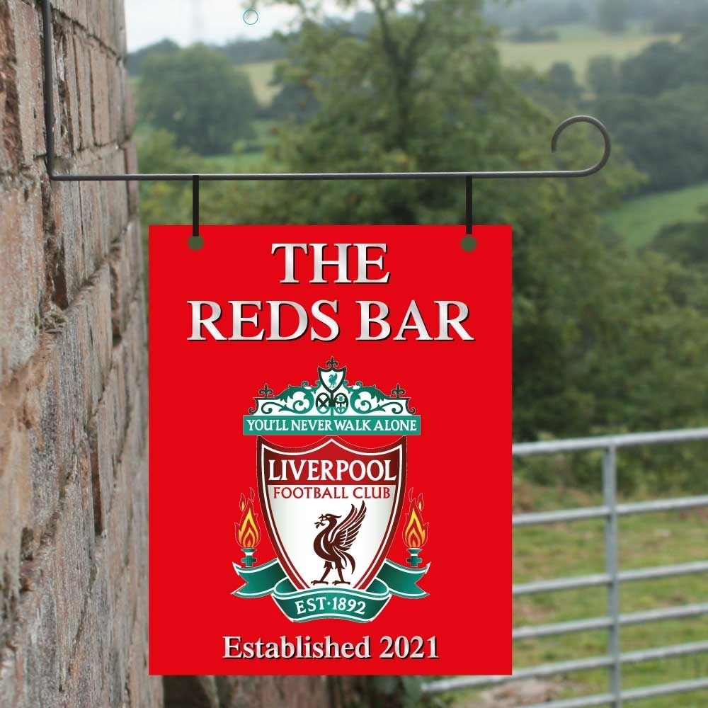 JAF Graphics. Personalised Hanging Bar Sign Add you Own picture