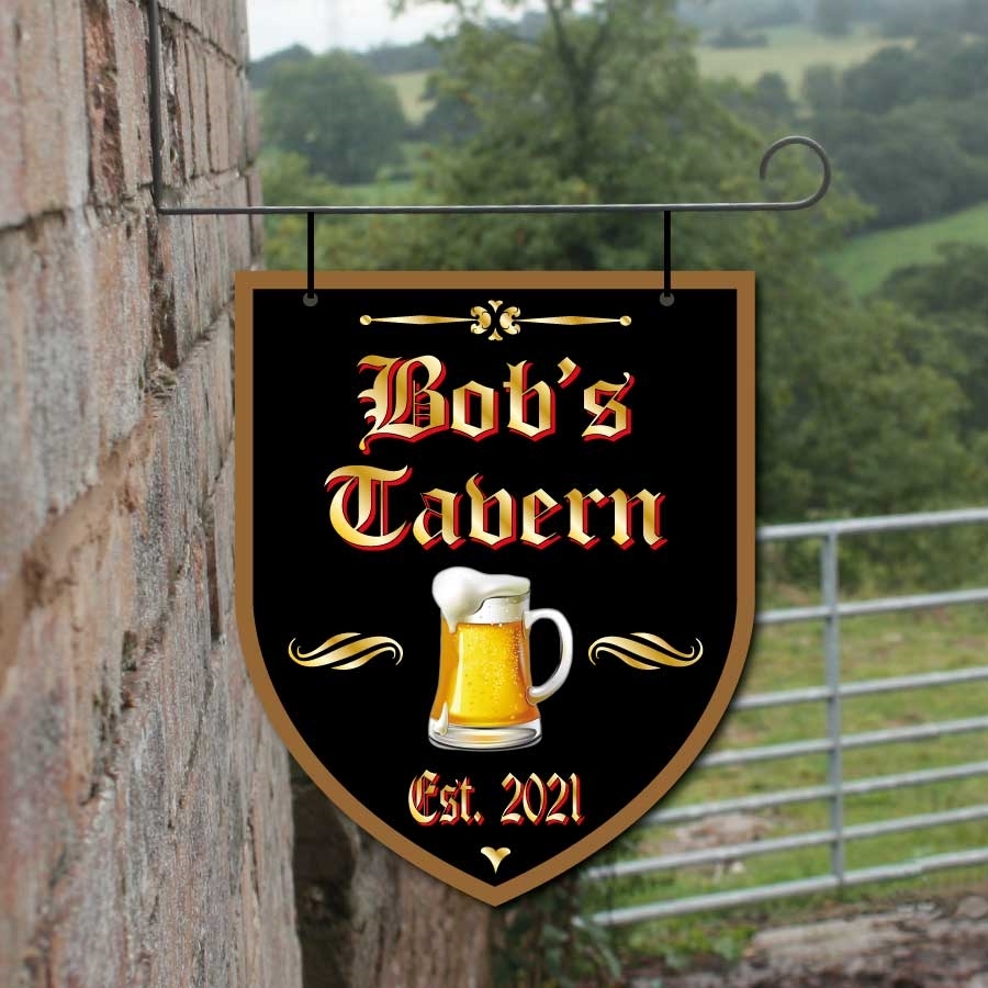 Personalised Home Bar Hanging Pub Sign at Wayne Enochs blog