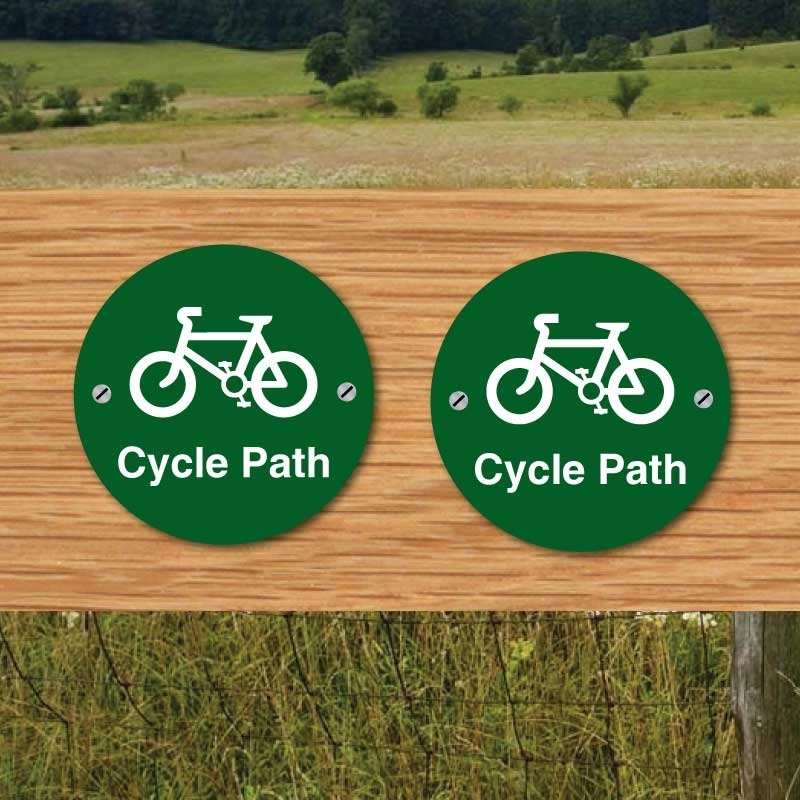 JAF Graphics. Cycle Path Markers - Pack of 2
