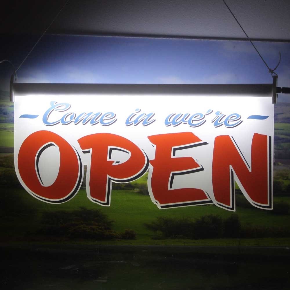 JAF Graphics. LED Open Sign