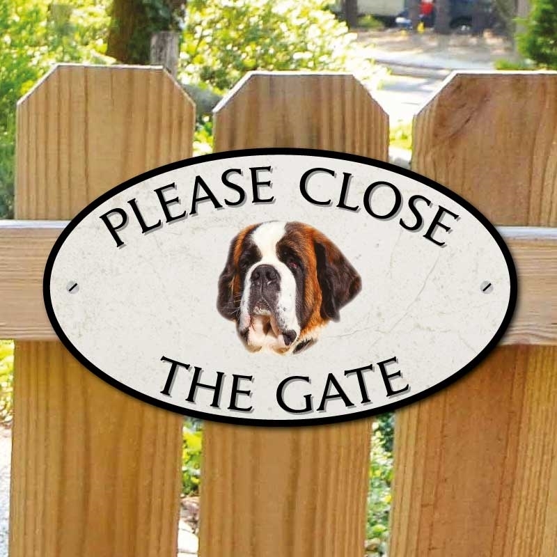 JAF Graphics. St. Bernard Gate Sign