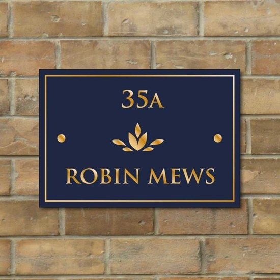 JAF Graphics. Rectangular Cottage House Sign