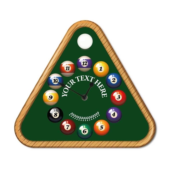 JAF Graphics. Personalised Pool Room Wall Clock
