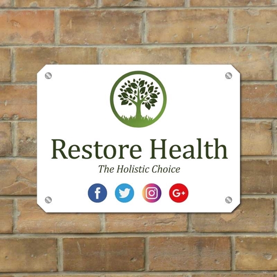 JAF Graphics. Modern Registered Office Sign