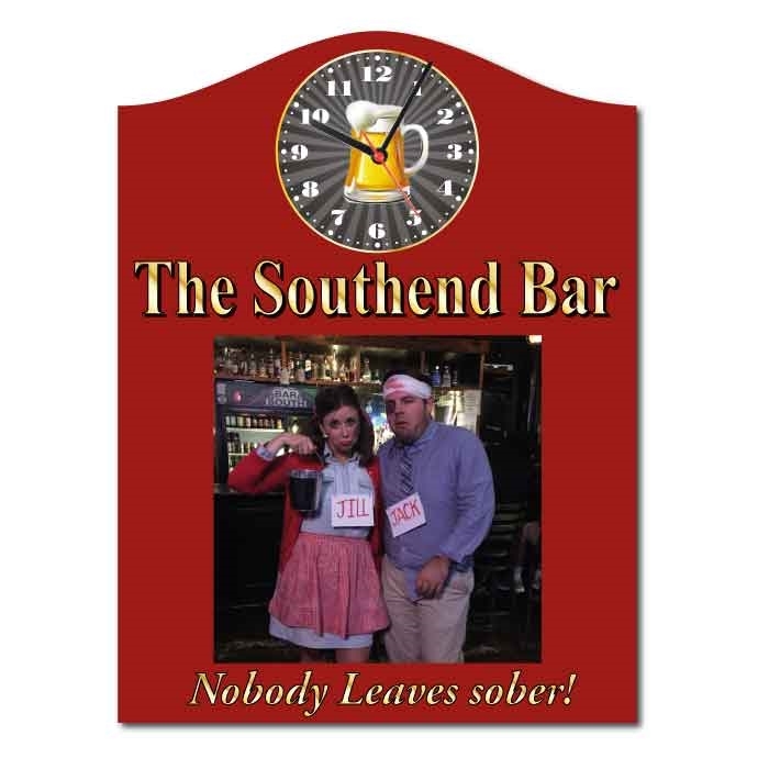 JAF Graphics. Personalised Photo Bar Clock