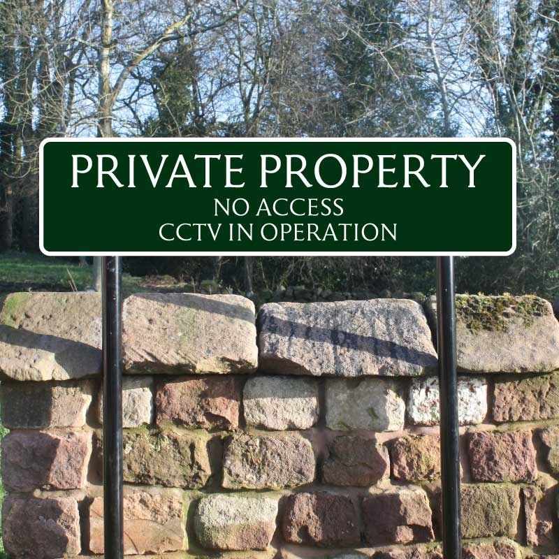 JAF Graphics. Standard Size UK Street Sign on Posts - Deep Size