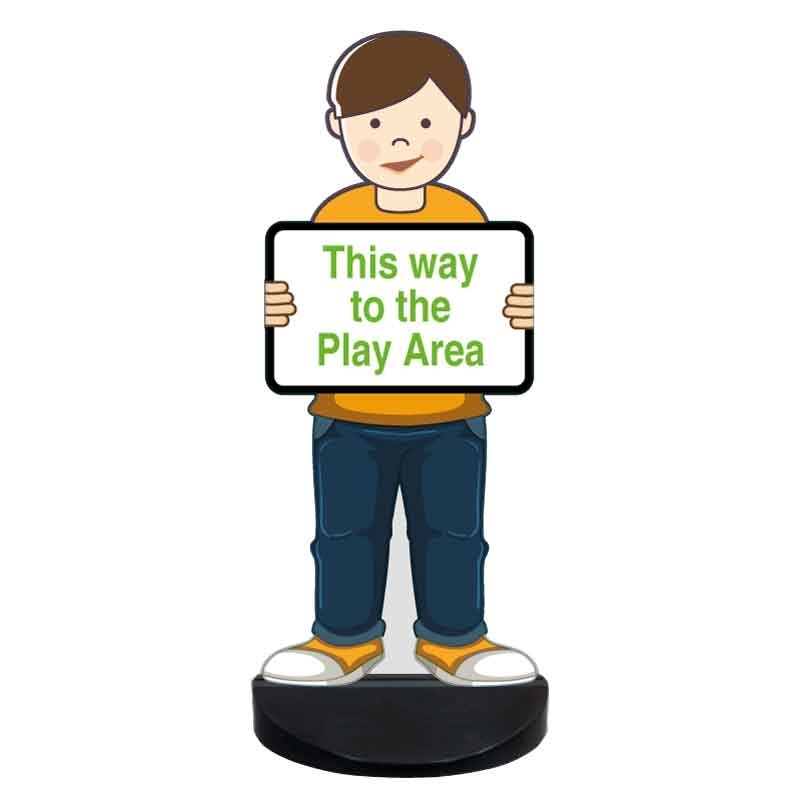 JAF Graphics. Free Standing Child Safety Sign