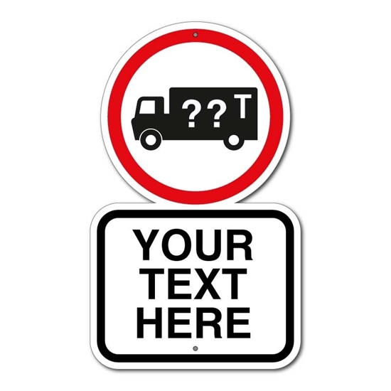 JAF Graphics. Vehicle Weight Limit Sign