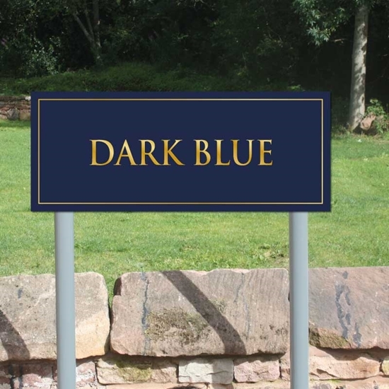 JAF Graphics. Entrance Sign on Posts