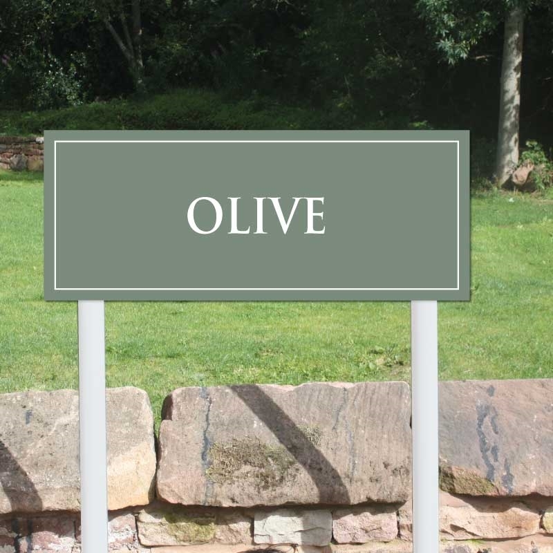 JAF Graphics. Entrance Sign on Posts