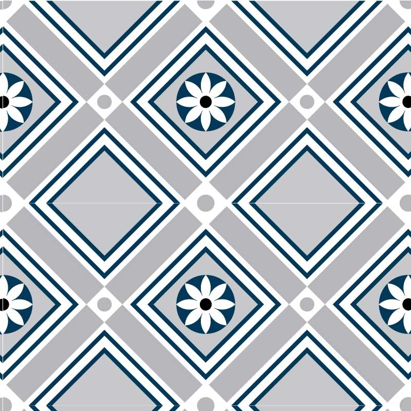 JAF Graphics. Vintage Pattern Tile Basin Splash back