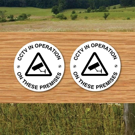 JAF Graphics. CCTV Gate Signs