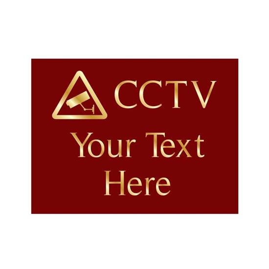 JAF Graphics. Crime Prevention CCTV Stickers - 5 pack
