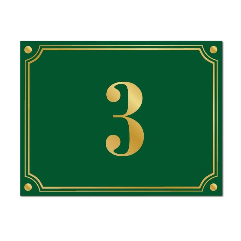 JAF Graphics. Traditional French Style House Sign