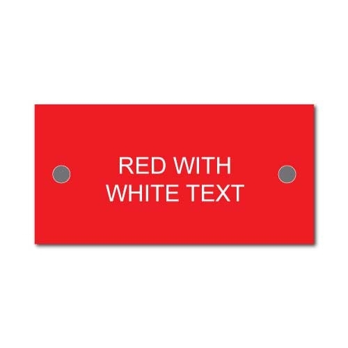 JAF Graphics. Rectangular Engraved Label Tags