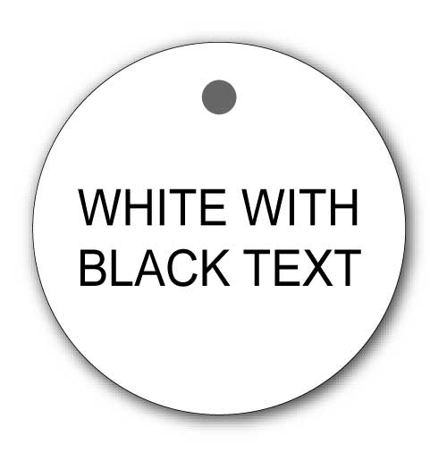 JAF Graphics. Round Engraved Disc Label Tags