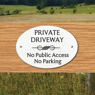 JAF Graphics. Private Road & Drive Signs