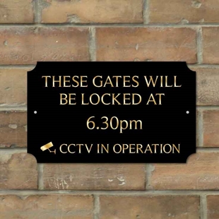 JAF Graphics. Security Signs