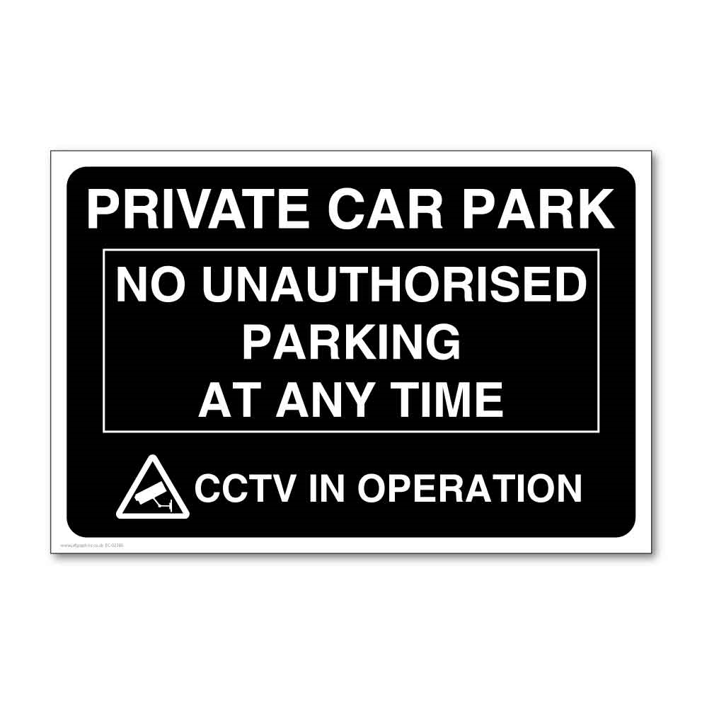 JAF Graphics. Private Car Park Sign