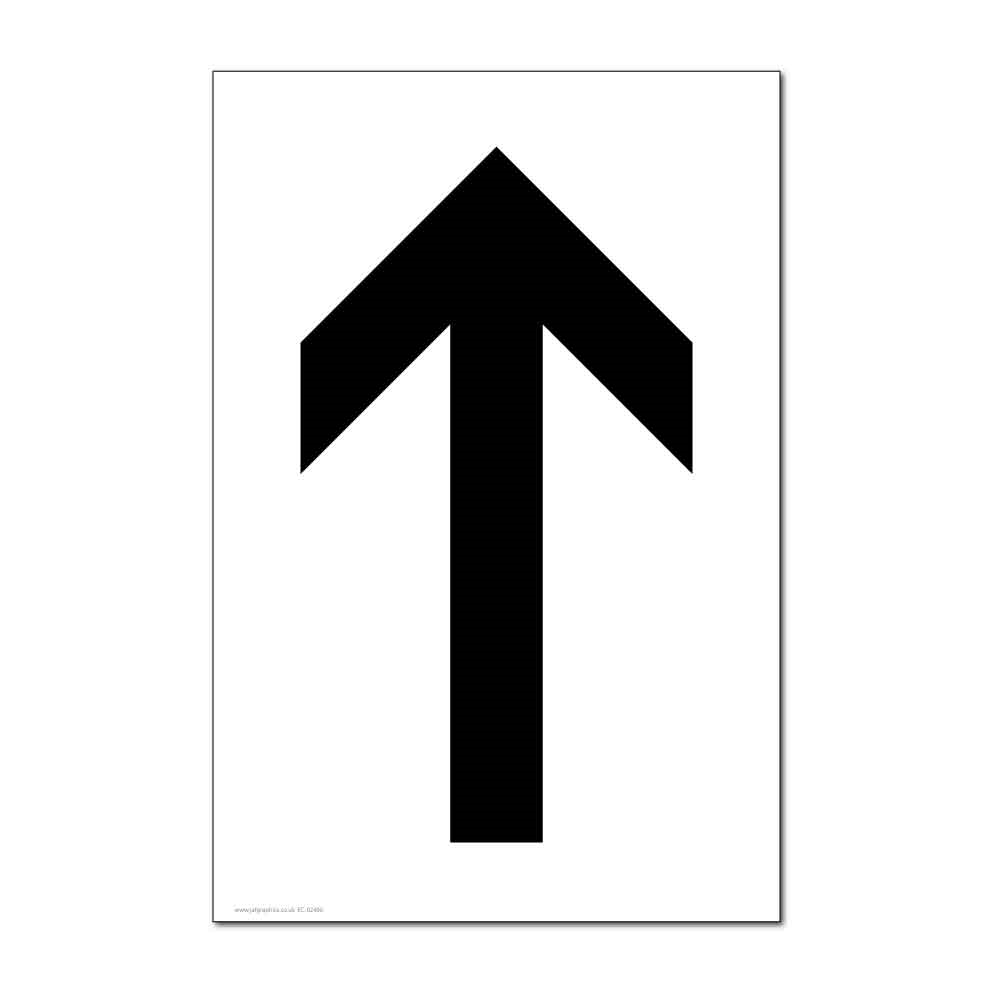 JAF Graphics. Direction Arrow Sign Portrait