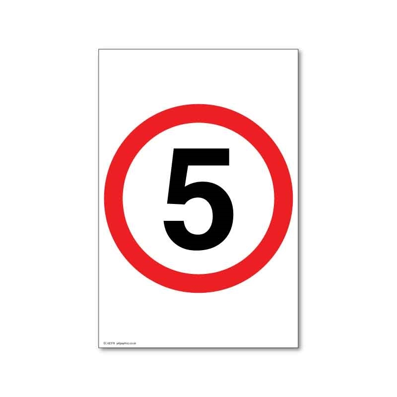 JAF Graphics. Private Drive 5 mph Road Speed Sign