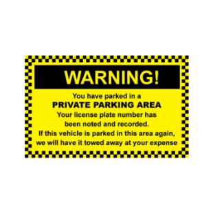 JAF Graphics. Security Signs