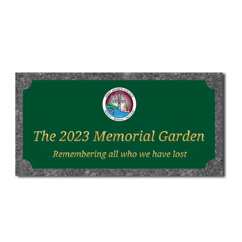 JAF Graphics. Outdoor Cremation Memorial Grave Stone and Plaque with ...