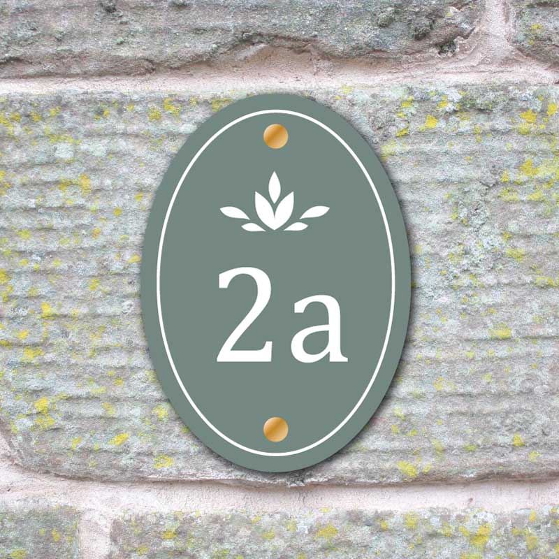 JAF Graphics. Oval portrait cottage house sign