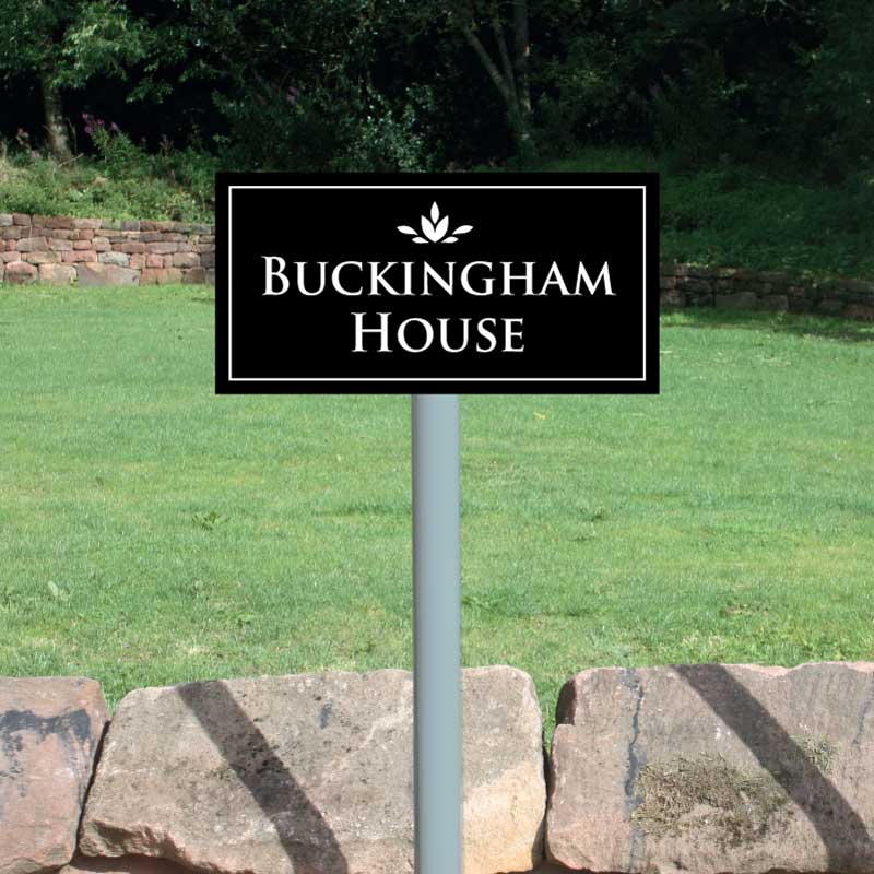 JAF Graphics. Directional Sign on Post