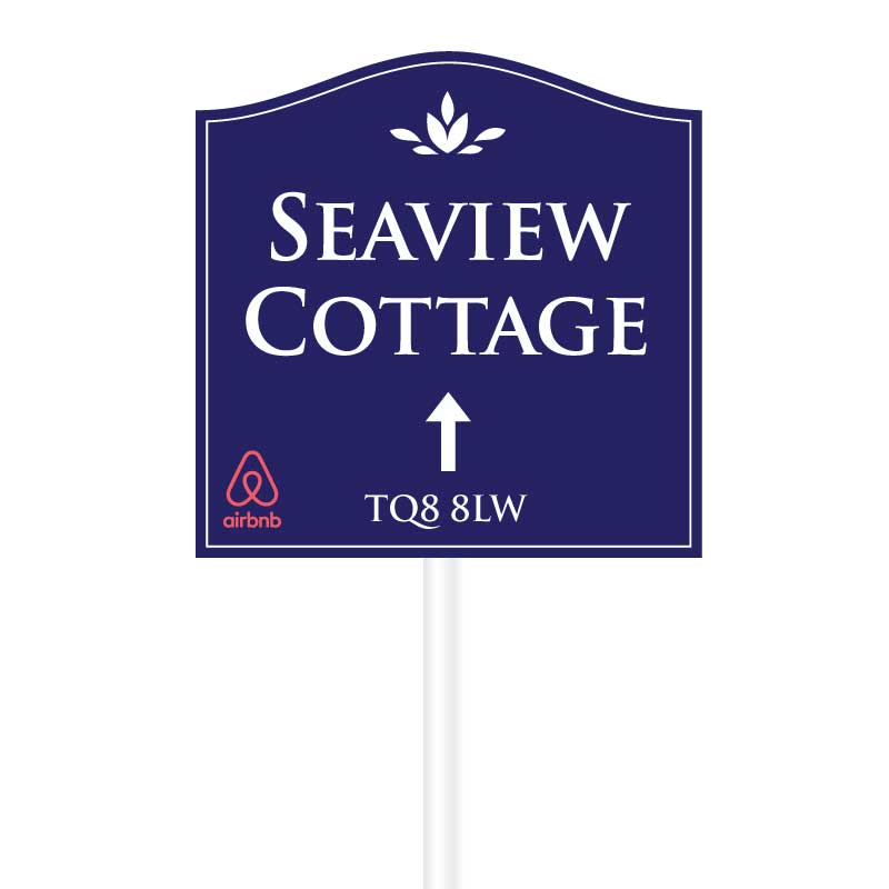 JAF Graphics. Classic Top Private Road Sign on Post