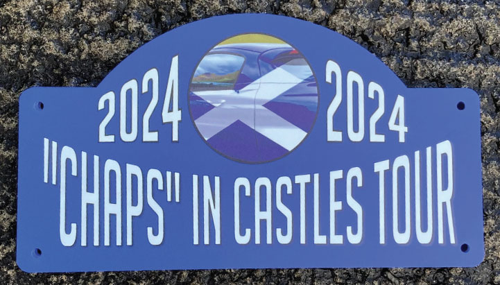 JAF Graphics. Plastic Personalised Car Rally Plates 10 Pack