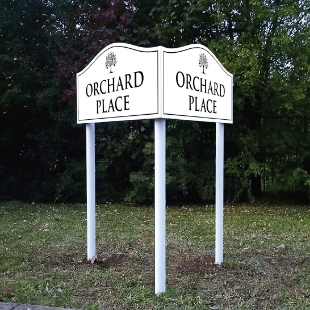 JAF Graphics. Signs on Posts