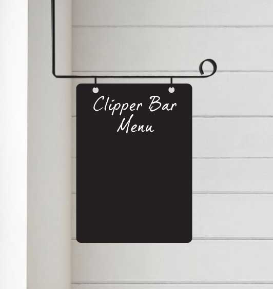 JAF Graphics. Blackboard Hanging Menu Sign