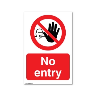 JAF Graphics. Prohibition 'Do Not' signs