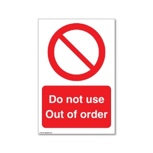 JAF Graphics. Prohibition 'Do Not' signs