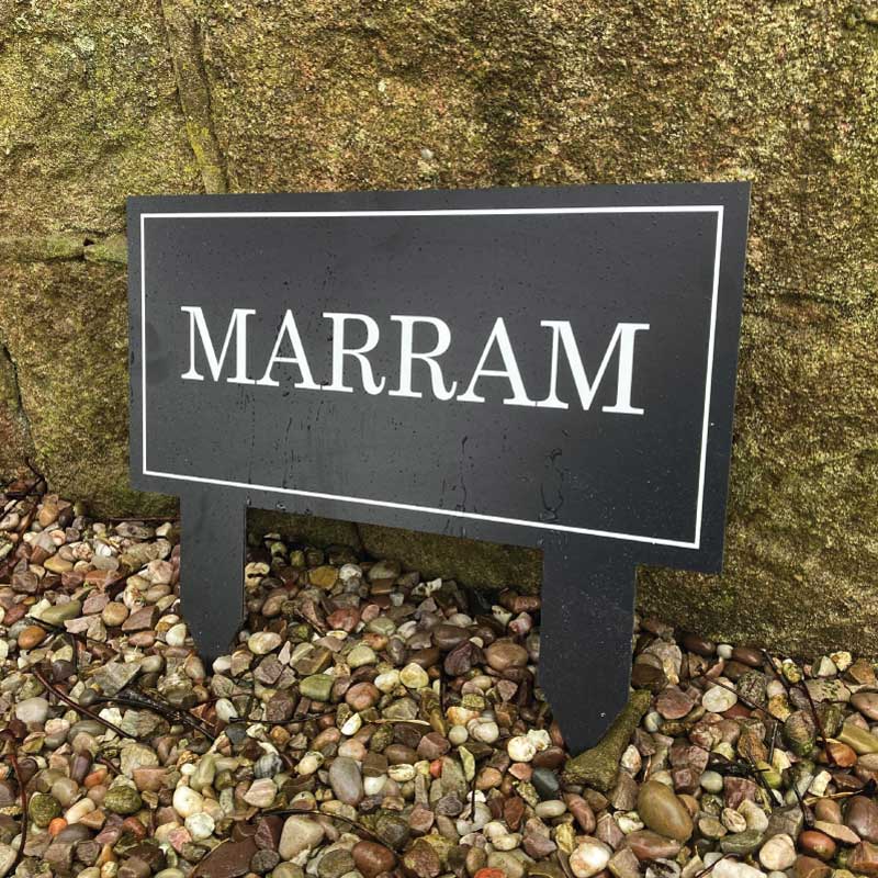 JAF Graphics. Freestanding House Sign