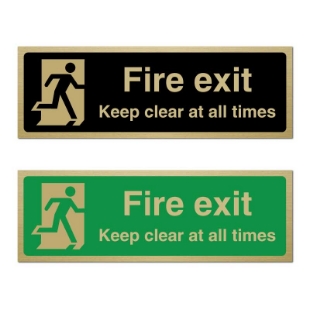 JAF Graphics. Fire Exit Signs
