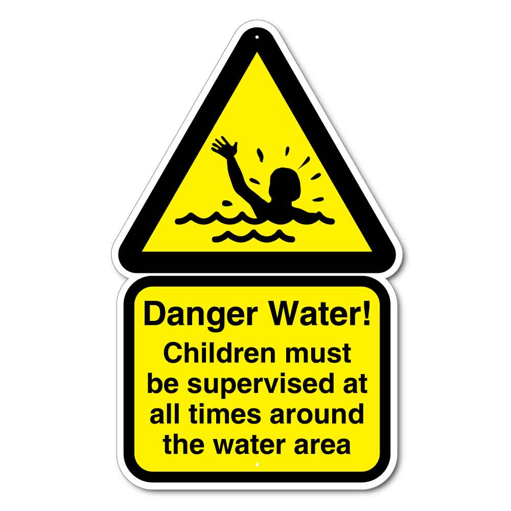 JAF Graphics. WATER SAFETY SIGN