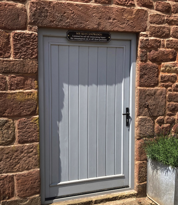 JAF Graphics. Custom Traditional Licence to sell alcohol Sign