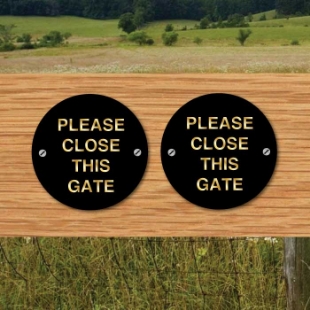 JAF Graphics. Footpath & Gate Signs