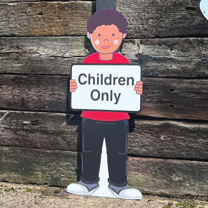 JAF Graphics. BAME Child Safety Sign