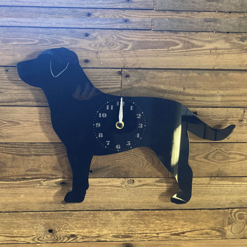 JAF Graphics. Labrador Dog Clock