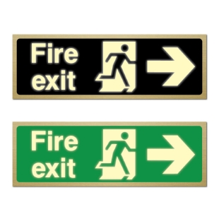 JAF Graphics. Fire Exit Signs
