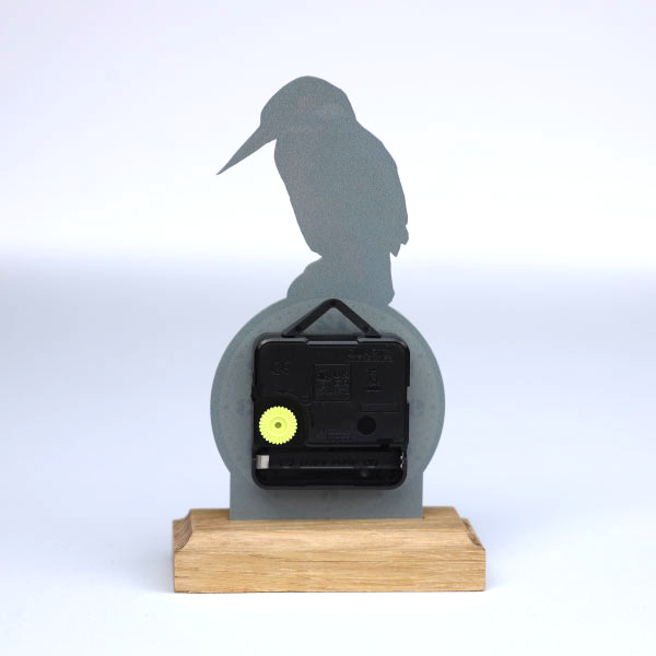 JAF Graphics. Kingfisher Bird Mantel Clock