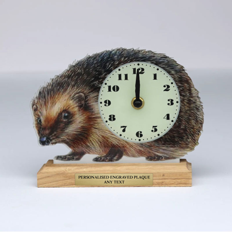 JAF Graphics. Hedgehog Mantel Clock